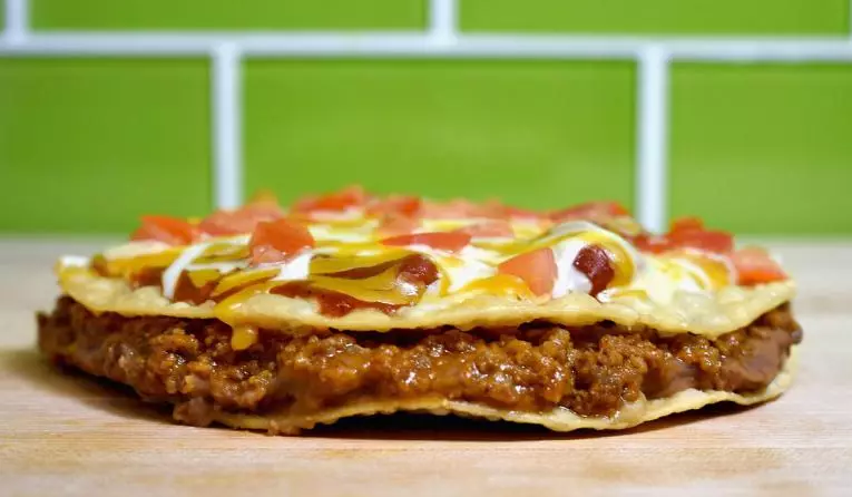 타코벨 멕시칸 피자.