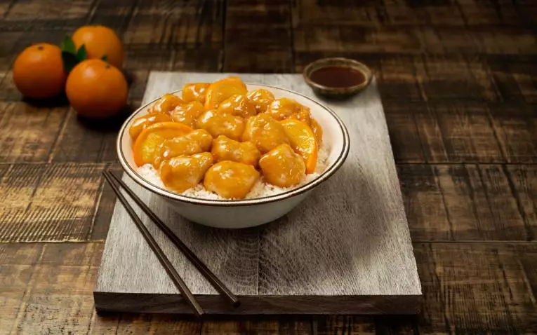 Poulet orange Pei Wei.