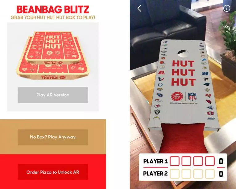 Pizza Hut opfordrer til 'homegating' i den første NFL-kampagne 18309_3