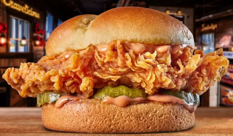 Zaxby's Signature Chicken Sandwich.