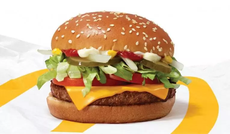 McDonald's McPlant Burger.