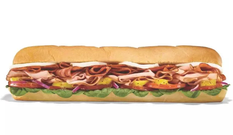 Subway's Mozza Inyama sandwich.