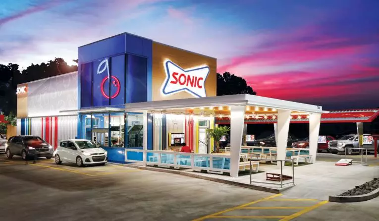 Prototeip Delight newydd Sonic Drive-In