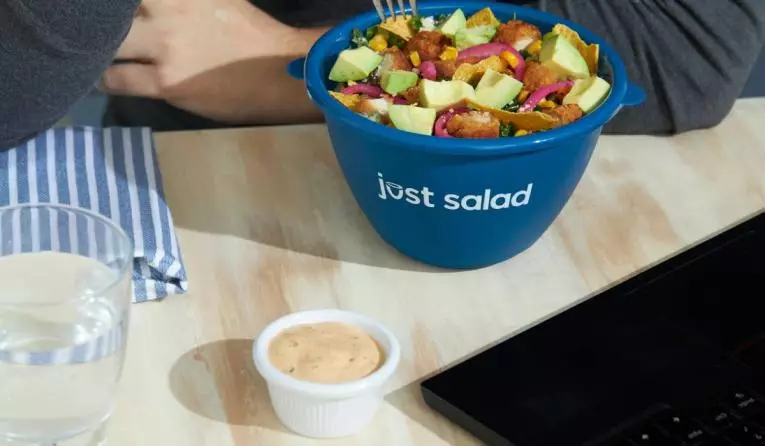 Die wiederverwendbare Schale von Just Salad.