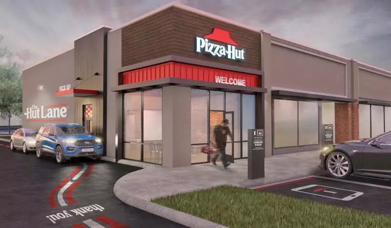 Pizza Hut Hut Lane rendering.