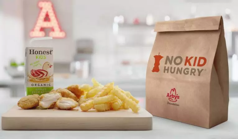 Arby's 和 No Kid Hungry。