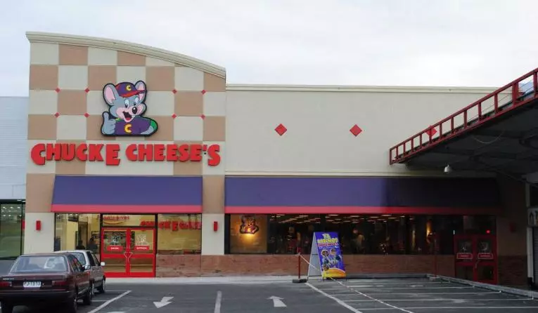 Chuck E. Cheese ຫນ້າຮ້ານພາຍນອກ.