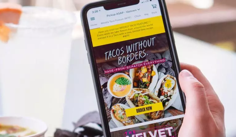 Velvet Taco app.