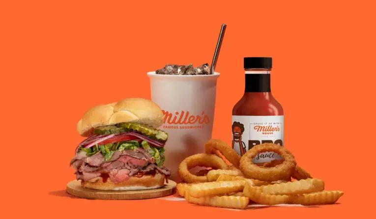 Miller's Sandwiches -yhdistelmä.
