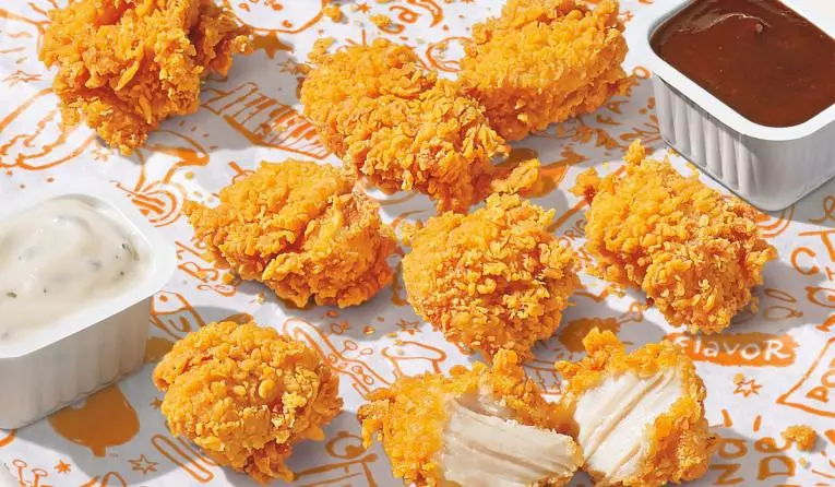 Popeyes مرغي nuggets