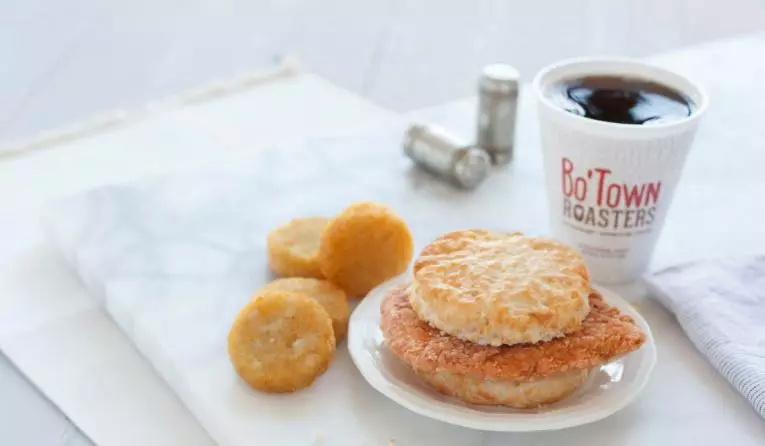 Bojangles' Cajun Filet Biscuit.