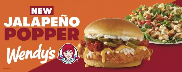 Ang Jalapeño Popper Chicken Sandwich ni Wendy.